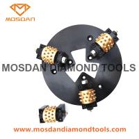 China HTC 270mm Bush Hammer Tools Plate with 3 Rollers for sale