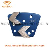 China Trapezoid Diamatic Double Arrows Grinding Diamond Block for Concrete for sale