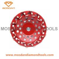 China 7'' S Seg Grit 30 Extra Soft Cup Grinding Disk 22.23  Cup Wheel for sale