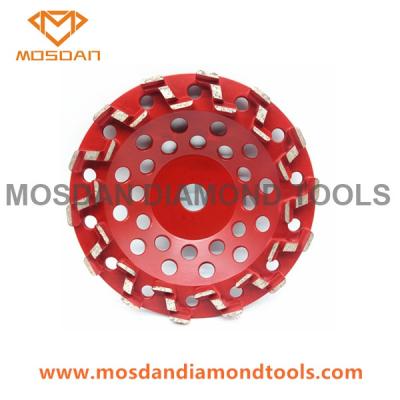 China 7'' S Seg Grit 30 Extra Soft Cup Grinding Disk 22.23  Cup Wheel for sale