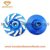 China 4'' European Hand Grinder M14 Thread Grinding Cup Wheel for sale