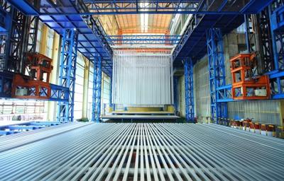 China Automated Vertical Anodizing Production Line & Electrophoresis System - 7500T/Month Capacity with ±2mm Precision for sale