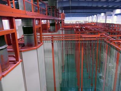 China Full Automatic PVDF Line Vertical Fluorocarbon Painting System 1000-2000T Monthly Capacity Industrial Coating Equipment for sale
