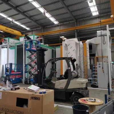 China Single Phase Powder Feed Center for Aluminum Profiles - 1.2m/min Speed, 670 Tons/Month Capacity for sale