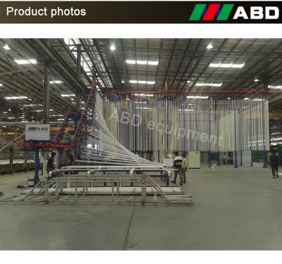 China 50W Manual Overhead Conveyor Powder Coating Line with Custom Pre-treatment and Thermal Oven Systems for sale