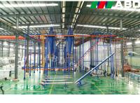 China PLC Fluidized Bed Powder Coating Equipment 380V 220V with 6000mm Booth and 96% Recovery System for sale