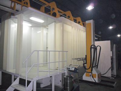 China Electrostatic Automated Powder Coating Line with Spray Tunnel Pretreatment 50W Capacity for Industrial Manufacturing for sale