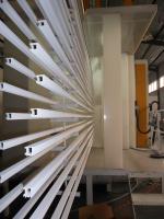 China Electrostatic Automatic Powder Coating Plant with Natural Gas Heating - 295m Chain, 200kg Capacity, 99.5% Powder Recovery for sale