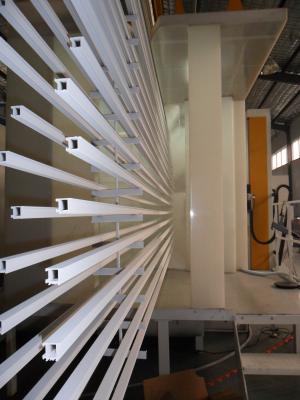 China Electrostatic Automatic Powder Coating Plant with Natural Gas Heating - 295m Chain, 200kg Capacity, 99.5% Powder Recovery for sale