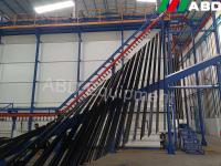 China Industrial Tunnel Powder Coating Oven 3200x2400x2700mm 200000Kcal/h for sale