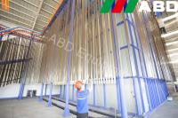 China vertical powder Coating line for aluminum profile for sale