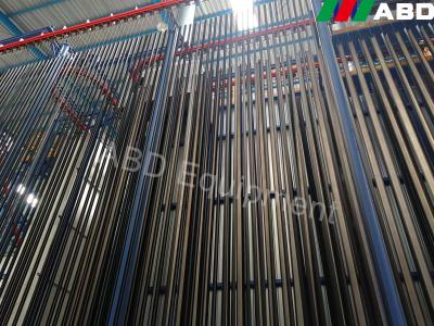China Industrial Powder Coating Oven 3200x2400x2700mm 220C Max Temp Rock Wool Insulated for sale