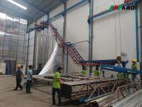 China 120kw Mini Manual Powder Coating Production Line for Aluminium Profiles 50W for sale