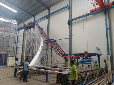 China 10KW Stainless Steel Pre-Treatment Plant for Powder Coating - 10m System with Customizable Processing Stages for sale