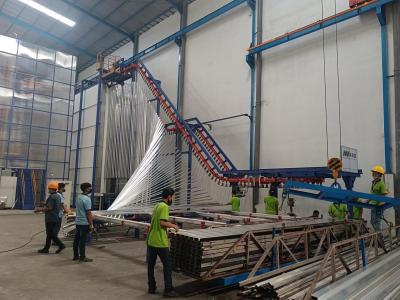 China Vertical extrusion Aluminium Profile Powder Coating Production Line for sale