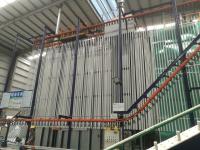 China Vertical Powder Coating Line with 295m Chain System, 200kg Capacity per Hanger and 99.5% Powder Recovery for sale