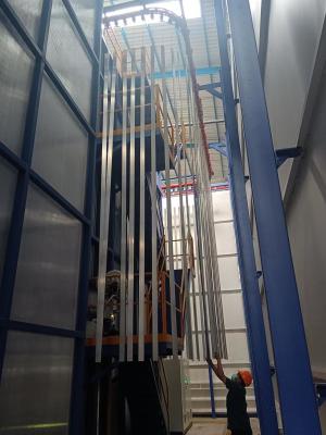 China Turnkey Wheel Powder Coating Production Line with 295m Chain, 200kg Hanger Capacity, and 99.5% Powder Recovery for sale