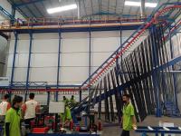 China 380V / 220V Vertical Powder Coating Line 8000KG For Baking Water for sale