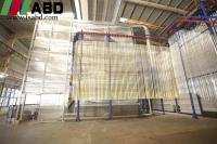 China Cold Steel Powder Coating Spray Booth Cabin 220V 380V with Centrifugal Fan Recovery System for sale