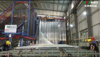 China Automated Electrostatic Powder Coating Line for Aluminum Profiles - 7000mm Length, 1.68 Tons/Hour Capacity for sale