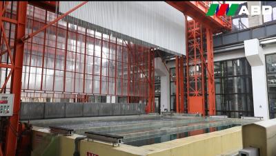 China Vertical Anodizing Production Line for Aluminum Profiles - 6,000mm Length Capacity, 3,100 Tons/Month Output for sale