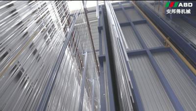 China CE Certified Vertical Full Automatic Powder Coating Line 1200mm/min for Aluminum Profiles 7m for sale