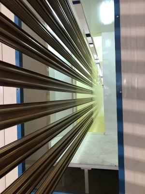 China 50Hz Vertical Powder Coating Line for Aluminum Profiles with 1.2m/min Conveyor Speed and 670 Tons Monthly Capacity for sale