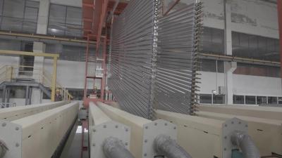 China 440V Frequency 50Hz Vertical Powder Coating Line For Aluminium Profiles for sale
