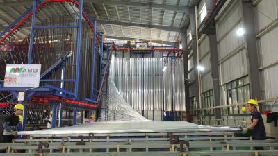 China Automatic Powder Spraying Coating Line SUS Metal PP Vertical Spray Booth for sale
