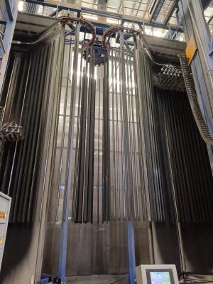 China 3kw Double Powder Booth Vertical Powder Coating Line Full Automatic Spray for sale