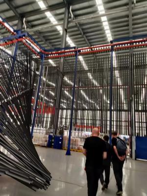 China PLC LPG Vertical Powder Coating Line 380V 50Hz for Aluminum Profiles 7000mm for sale