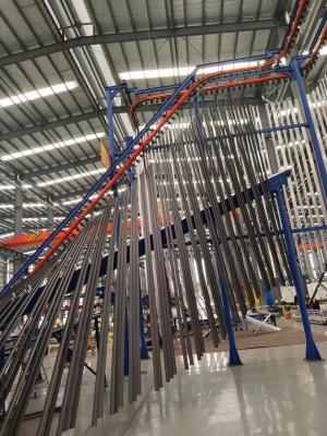 China Customized Voltage And Space Vertical Powder Coating Line 380V 50Hz for sale