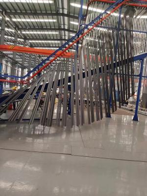 China Full Automatic Vertical Powder Coating Line 380V 50Hz for Aluminum Profiles with 670 Tons Monthly Capacity for sale