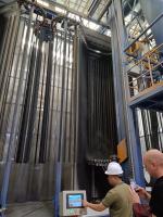 China Full Automatic Vertical Powder Coating Line For Aluminium 3kw for sale