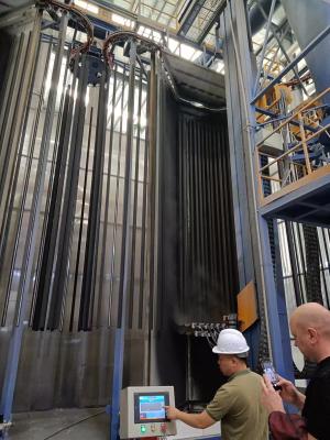 China Full Automatic Vertical Powder Coating Line For Aluminium 3kw for sale