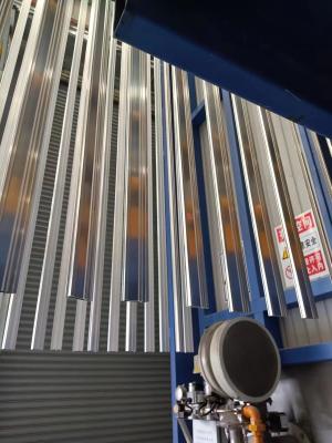 China 380V 50Hz PLC LPG Heating Powder Coating Line for Aluminum Profiles - 670 Tons/Month Capacity, 7000mm Length for sale