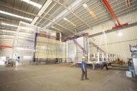 China Customized Fully Automatic Vertical Powder Coating Line LPG Heating 1200mm/min for sale