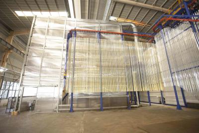 China Full Automatic Vertical Powder Coating Machine for Aluminum Profiles 380V 50Hz for sale