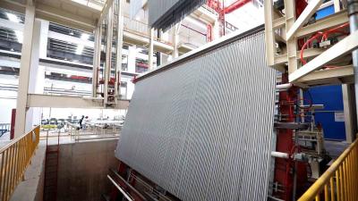 China Aluminum Profile Vertical Spray Powder Coating Line For Manufacturing Facilities for sale