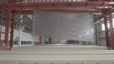China Full Automatic Vertical Powder Coating Production Line 380V 50Hz for Aluminum Profiles 7000mm for sale