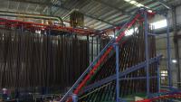 China Automatic Powder Coating Line for Aluminum Profiles - 7000mm Length Capacity, 670 Tons Monthly Output, CE Certified for sale