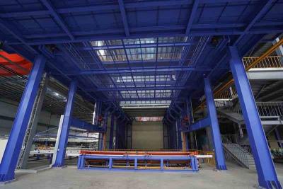 China Full Automatic LNG Heating System Vertical Anodizing Line for Aluminum Profiles - 3100 Tons/Month Capacity, 380V Power for sale
