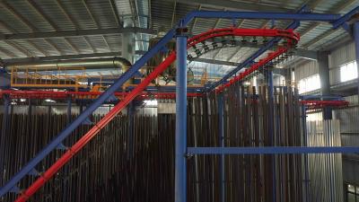 China Automatic Control  Cabinet System Vertical Powder Coating Line Treatment Equipment 5000 Tons for sale