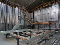 China Vertical Aluminum Profile Powder Coating Production Line 7000mm 1.2m/min for sale