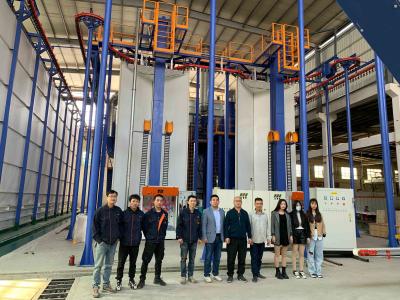 China Vertical Powder Coating Production Line 380V 50Hz Automatic Anodizing Equipment for Aluminum Profiles for sale