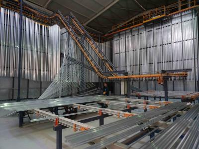 China Aluminium Profile Vertical Powder Coating Line 3200x2400mm with CE Certification for sale