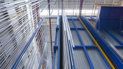 China Vertical Powder Coating Line 6000mm Aluminum Profile Anodizing Equipment 380V 50Hz for sale