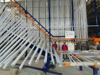 China Vertical Powder Coating Line 1.2m/min for Aluminum Profiles Surface Treatment Equipment for sale
