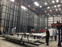 China PP Tank Body Single Or Three Phase Vertical Powder Coating Line For Aluminium for sale