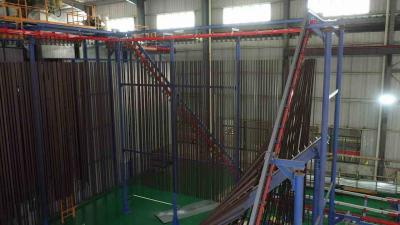 China CE Certified Automatic Vertical Powder Coating Line for Aluminum Profiles 380V 50Hz for sale